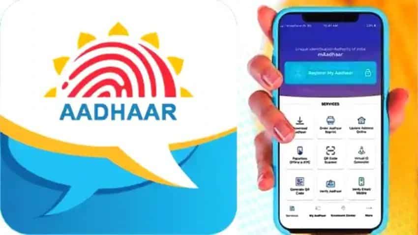 mAadhaar: Services Dashboard, My Aadhaar Section and Enrolment Center ...