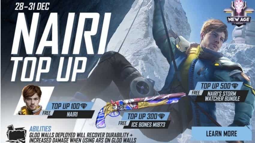 Garena Free Fire: How to get Nairi character, latest Free Fire redeem ...