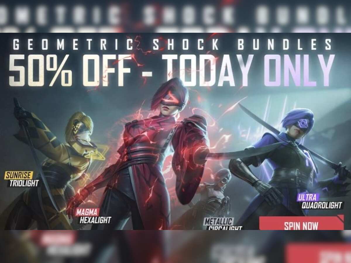 Garena Free Fire latest update: Check Geometric Shock bundles, Free ...