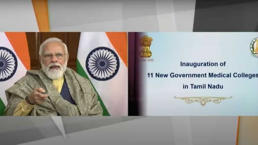 PM Narendra Modi inaugurates 11 new government medical colleges across ...
