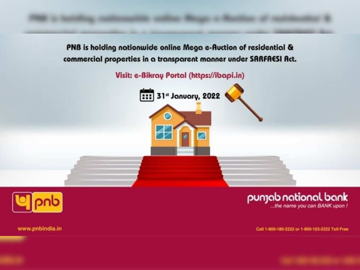 Want to own a property? Your chance with 31 January PNB e-auction ...