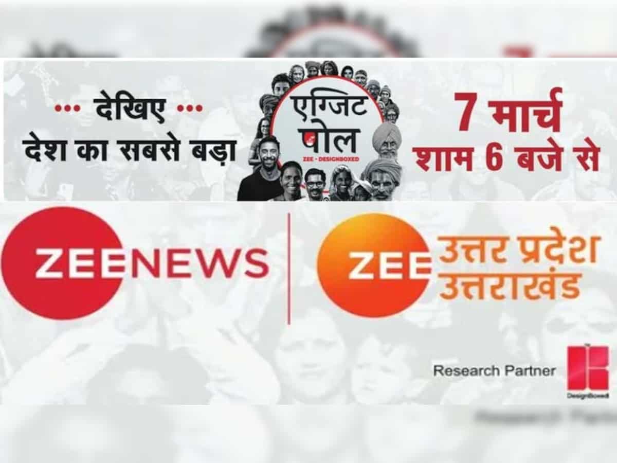 WATCH LIVE Zee News, Zee UP UK- Exit Poll 2022 for UP, Punjab ...