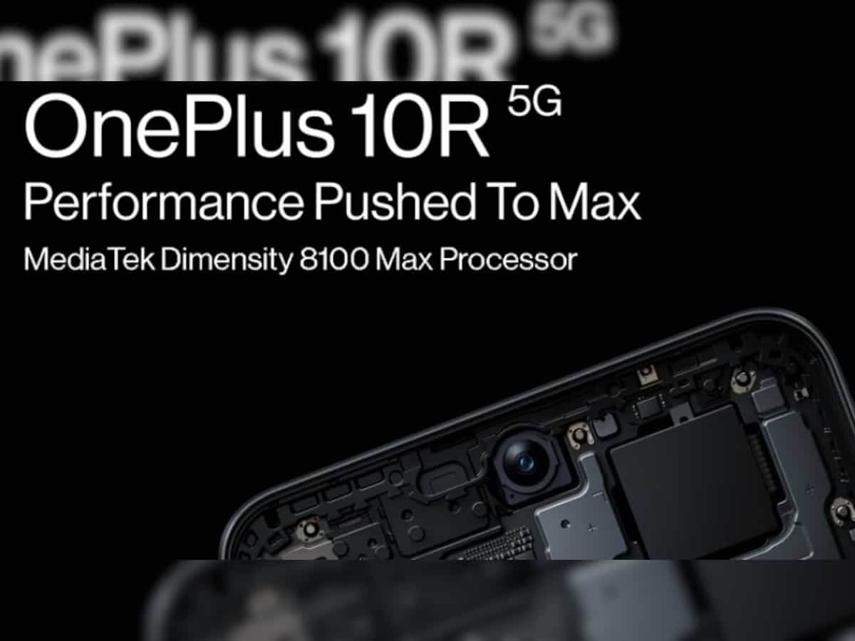 OnePlus 10R 5G to come with Dimensity 8100 Max chipset, as smartphone ...