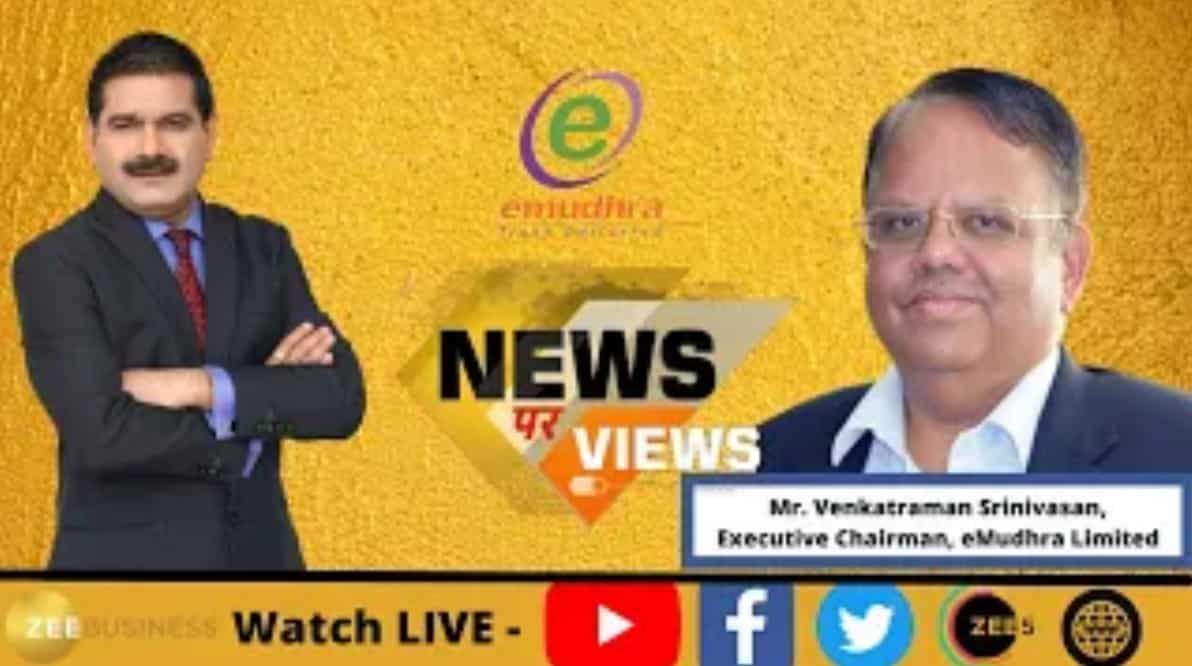 News Par Views: Emudhra Ipo Opens Tomorrow; Company Ec Venkatraman ...