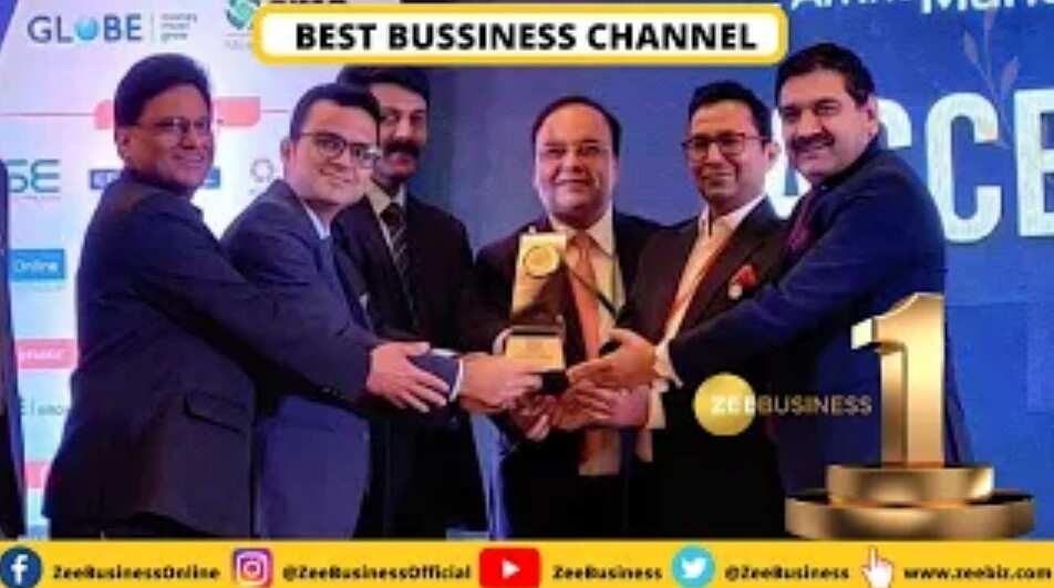 Zee Business Received Best Business Channel & Best Commodity Coverage ...