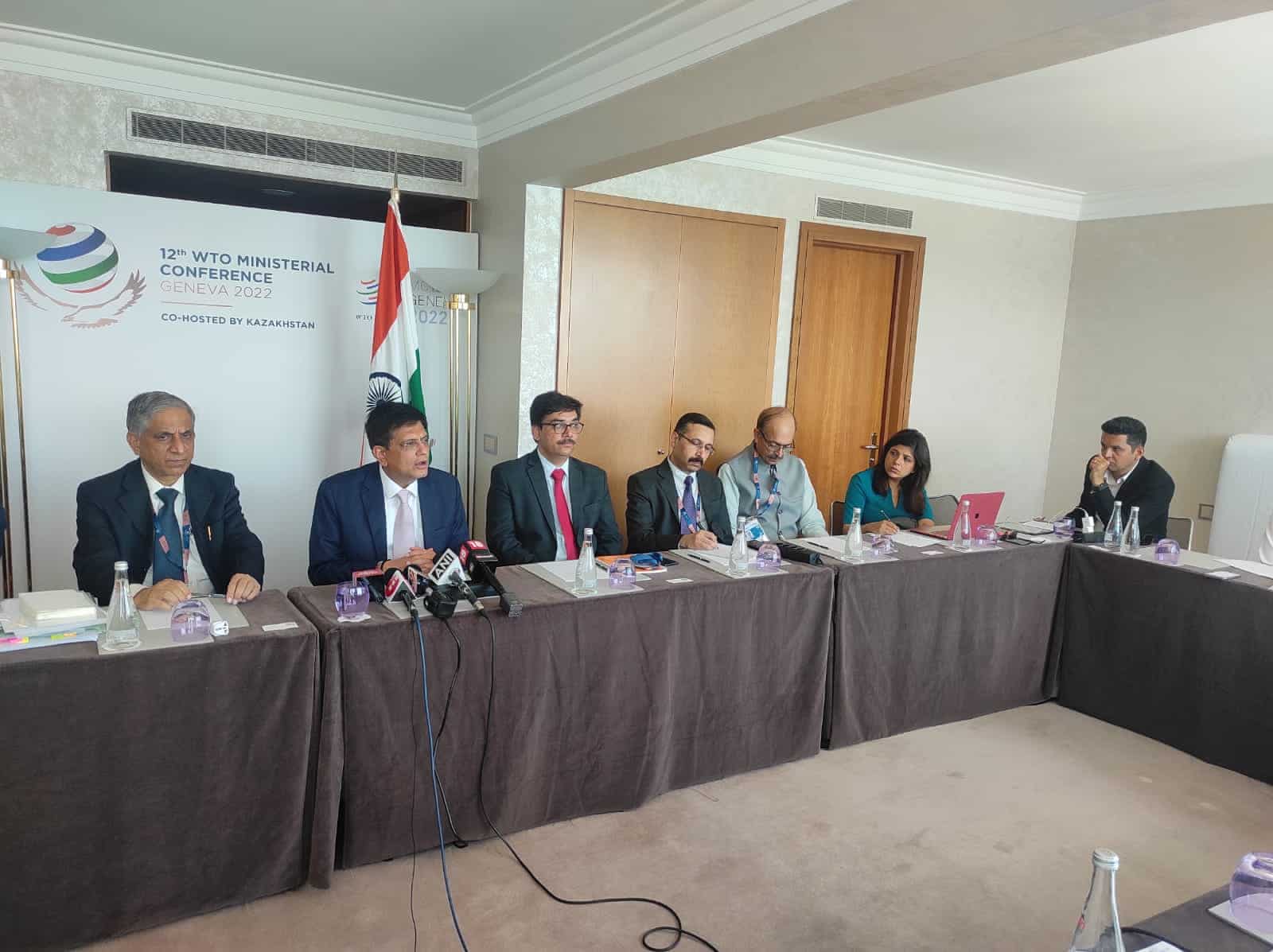 WTO Geneva conference: Piyush Goyal pitches for permanent solution for ...