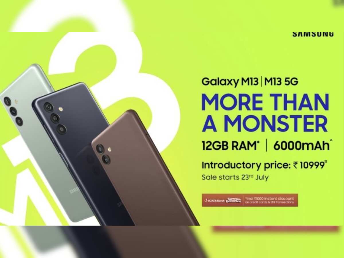Samsung Galaxy M13 5G, Galaxy M13 4G launched; price starts at Rs ...