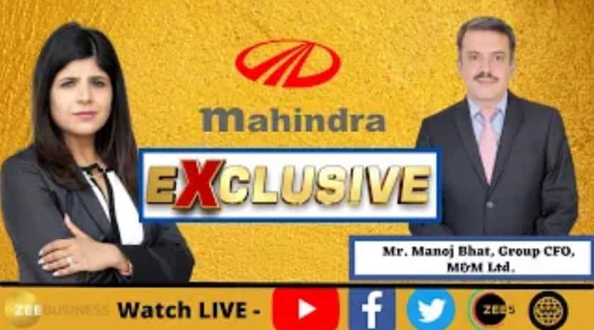 Results On Zee: Swati Khandelwal In Conversation With Manoj Bhat, Group CFO Of M&M On Results ...