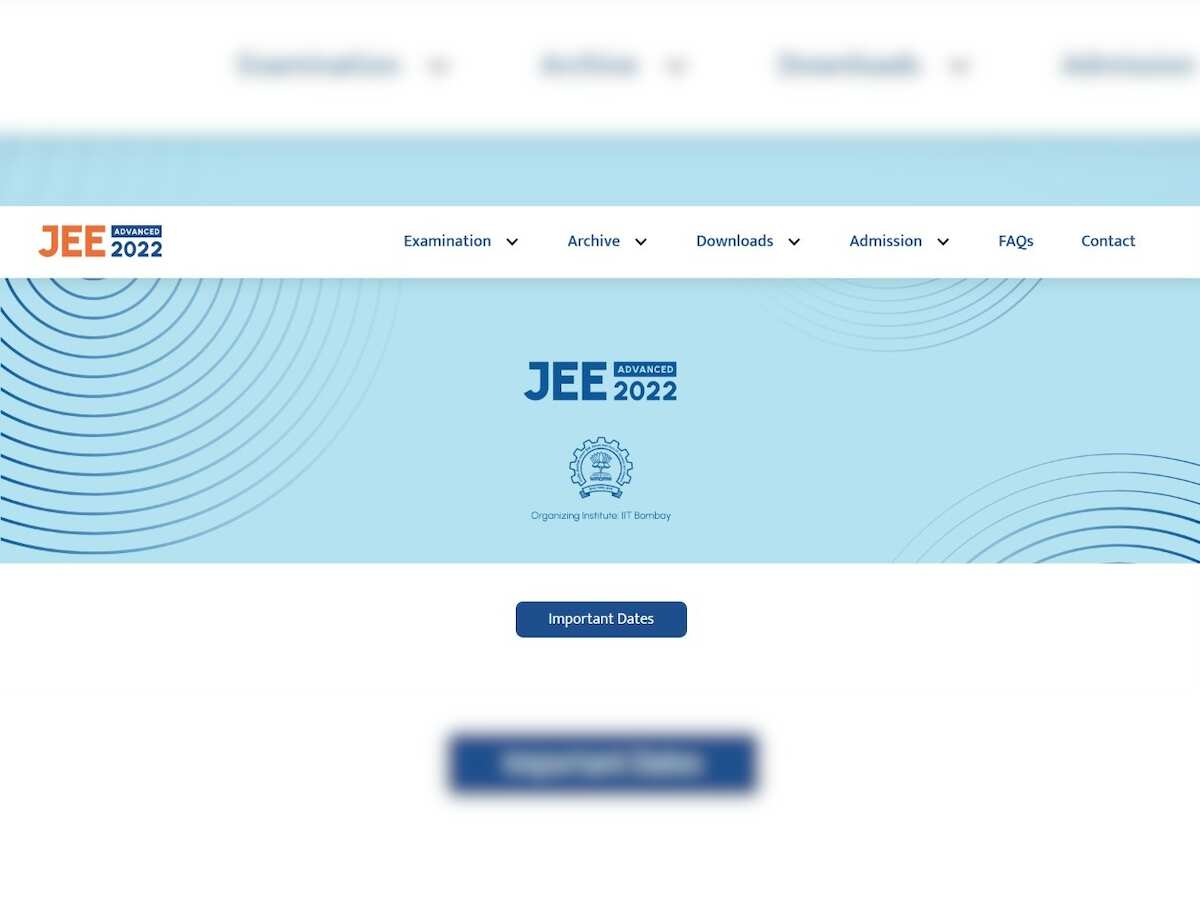 JEE Advance admit card 2022 release date and time CONFIRMED: Direct ...
