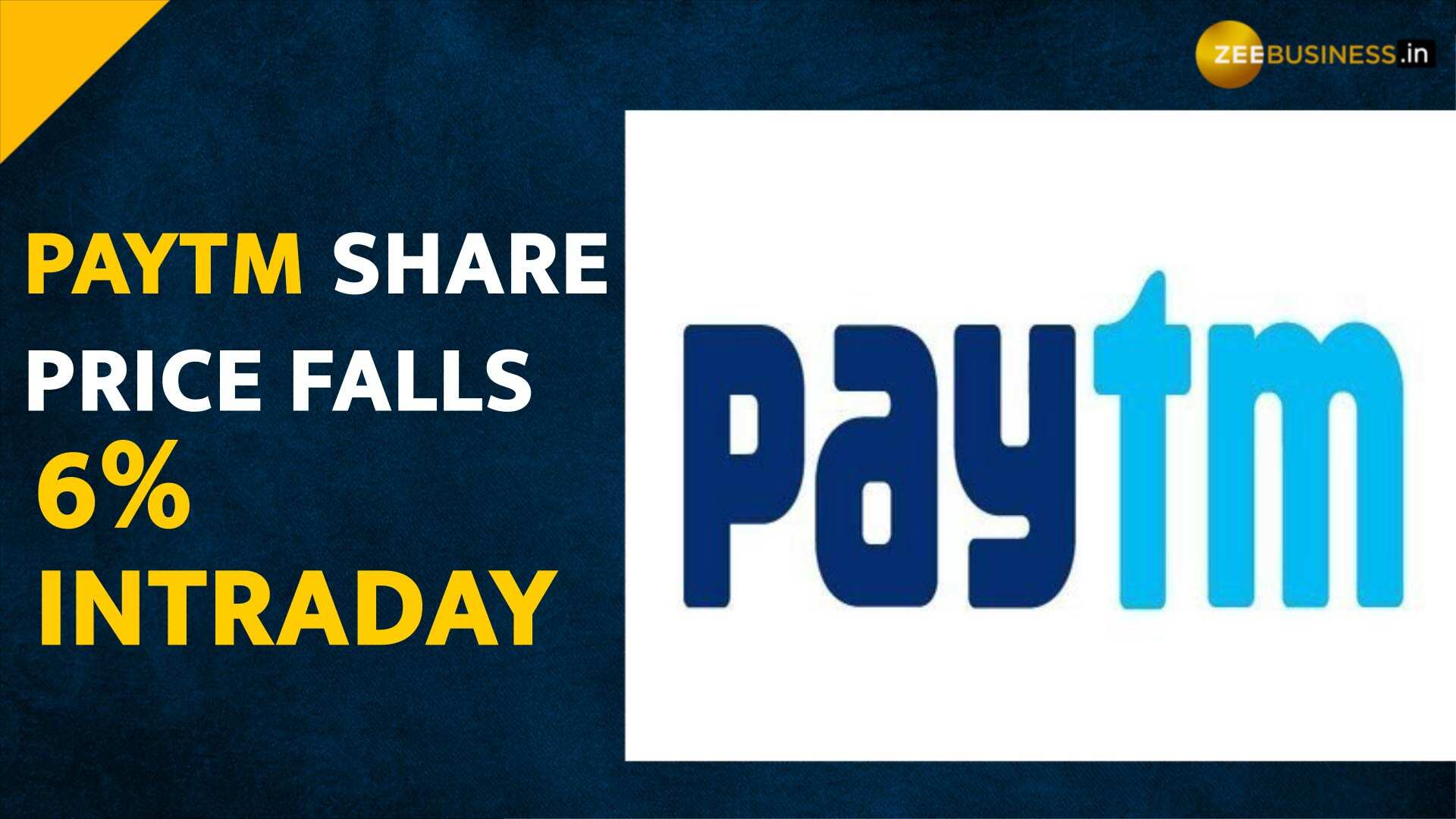 Paytm shares fall over 6% intraday after ED raids on online payment ...