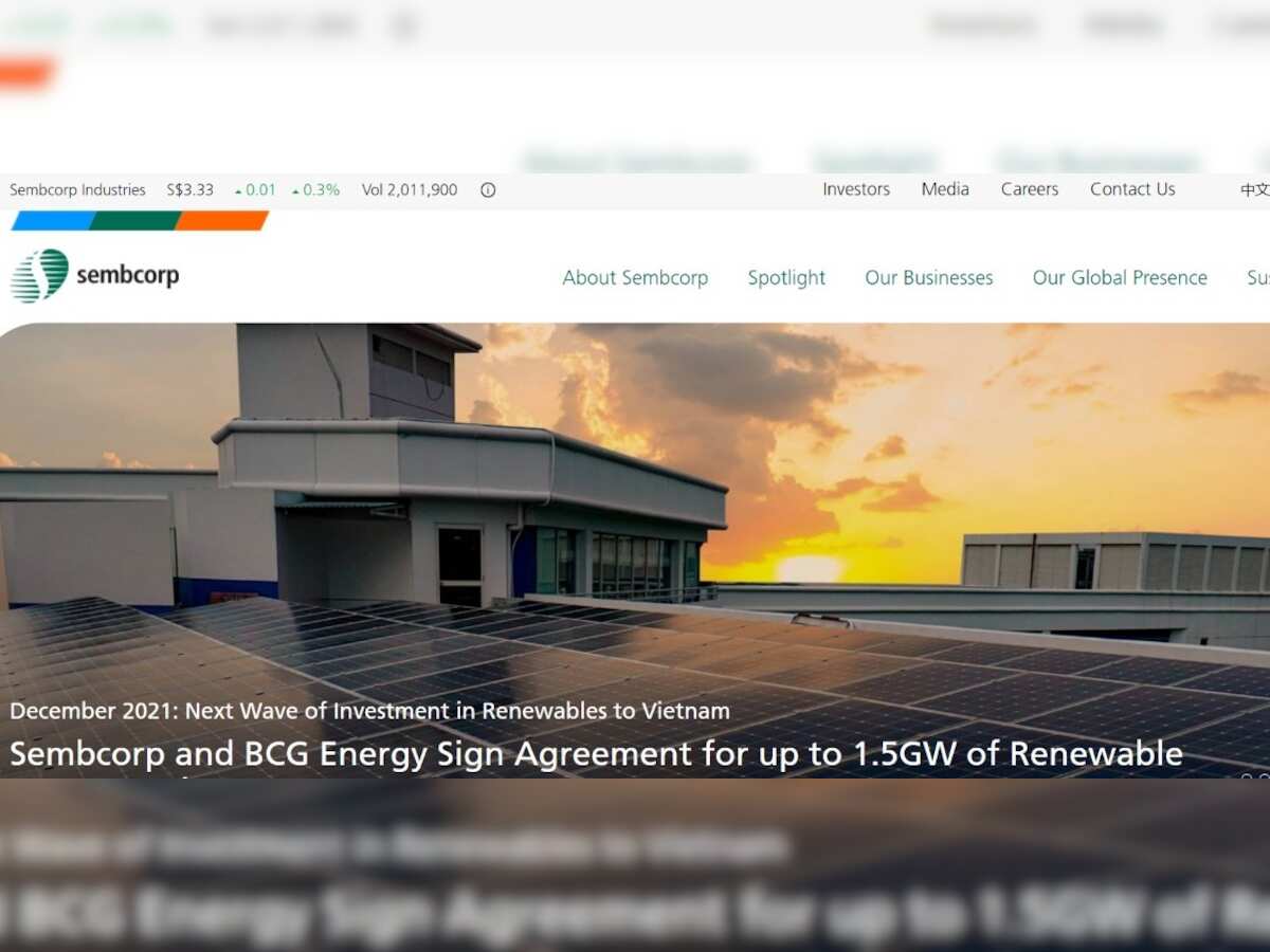 Entire Stake Sale: Rs 11,734 cr! Sembcorp sells India unit to Omanese consortia ...