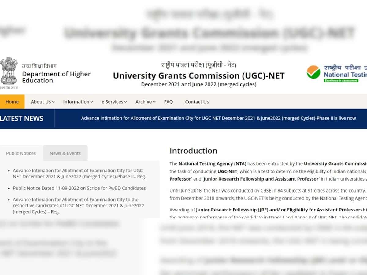 NTA UGC NET Admit Card 2022 release date CONFIRMED! Direct download link ugcnet.nta.nic.in | Zee ...