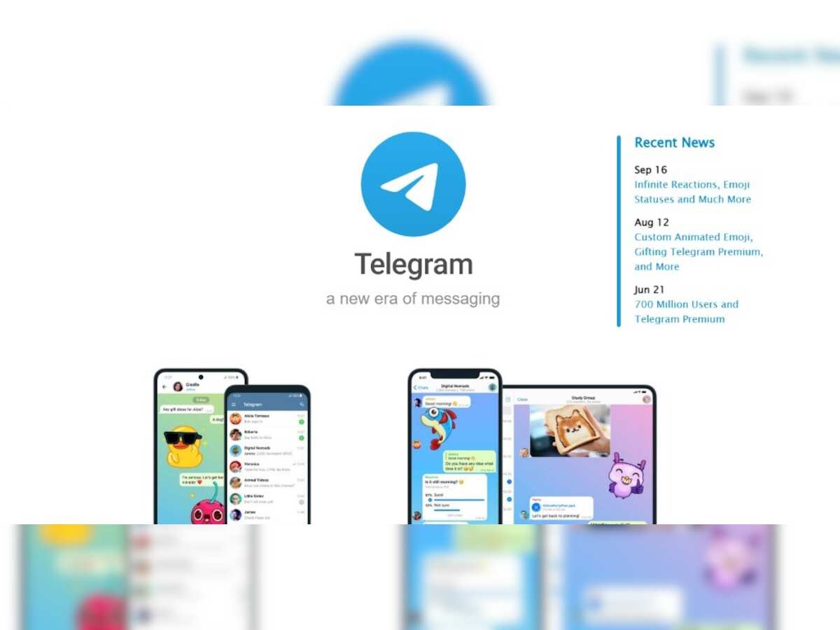 Telegram new feature brings infinite reactions, emoji statuses | Zee ...