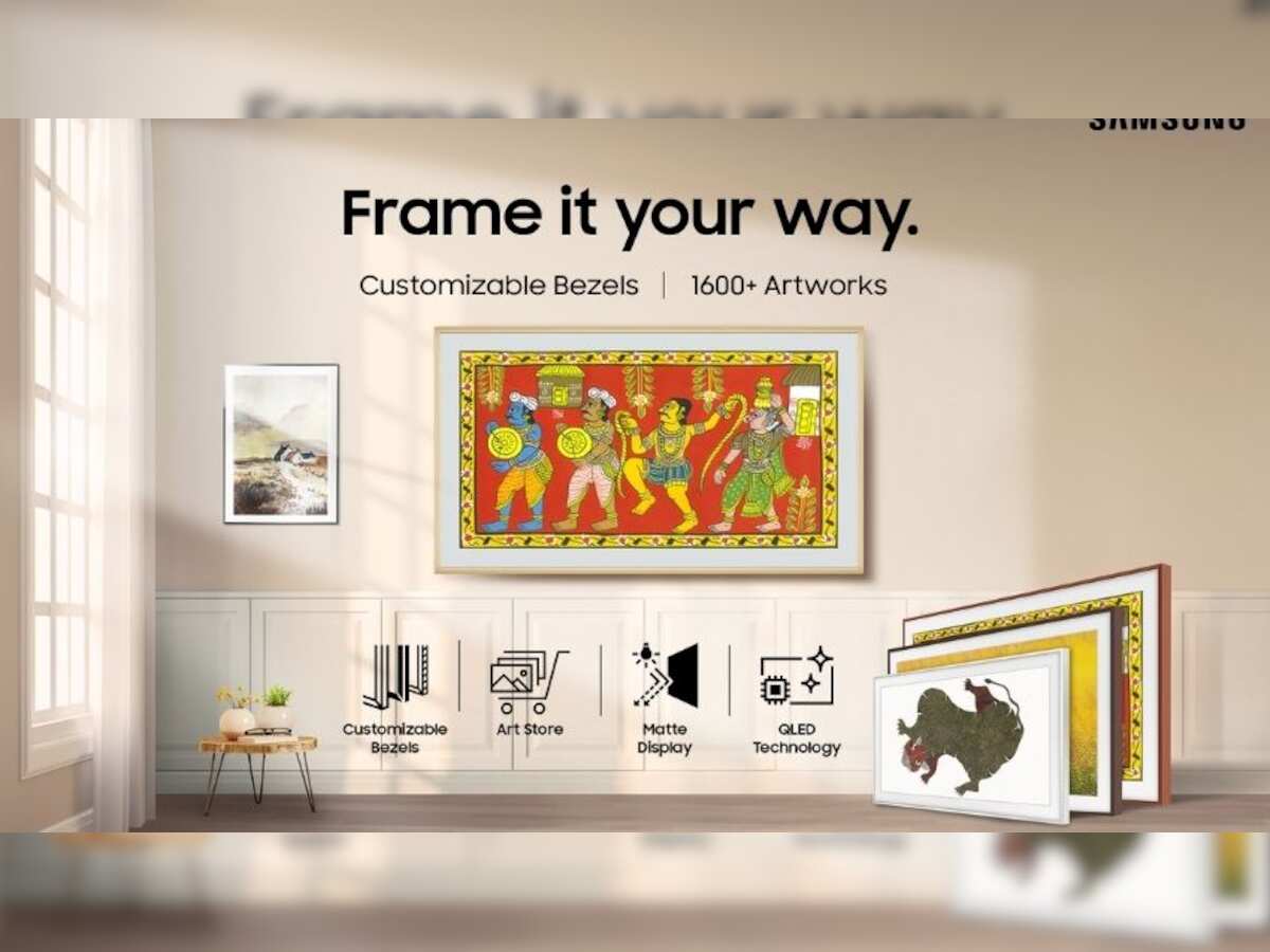 Samsung The Frame smart TVs launched in India; price starts at Rs ...