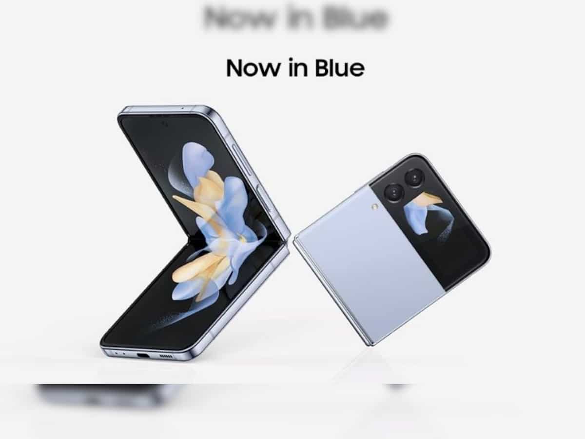 Samsung Galaxy Z Flip 4 launched in new blue colour - Check price ...