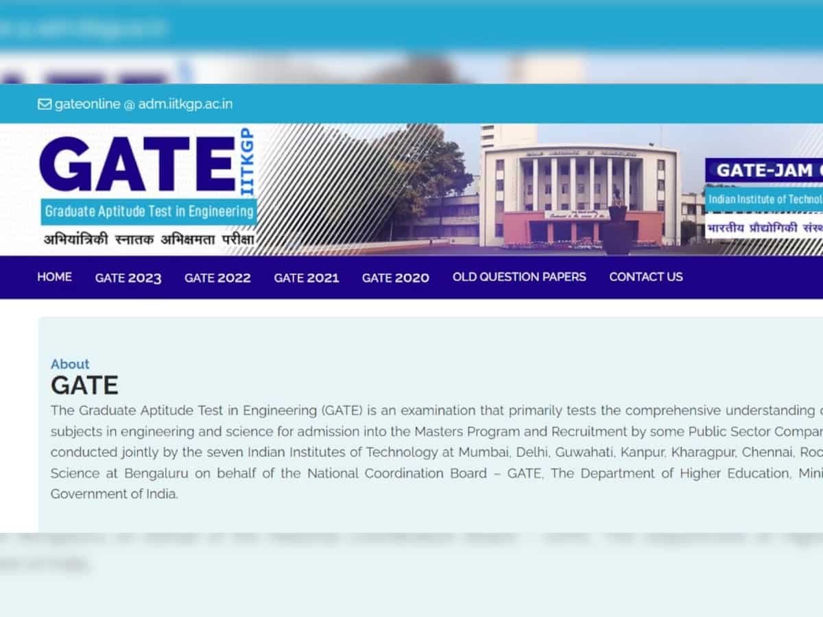 GATE 2023 registration last date extended: Check fees, steps to apply ...