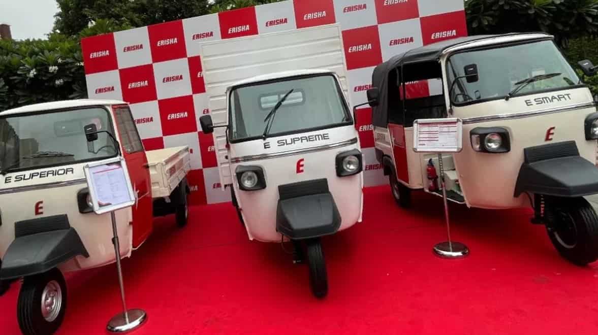 Erisha E-Mobility Launches: Three E-Auto Of L5 Category And EV Charging ...
