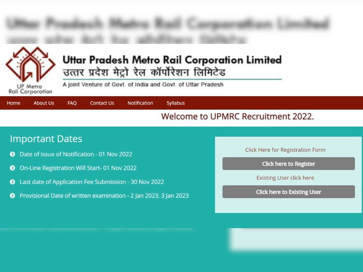 UP Metro Jobs 2022: Apply for 142 posts online on lmrcl.com; check ...