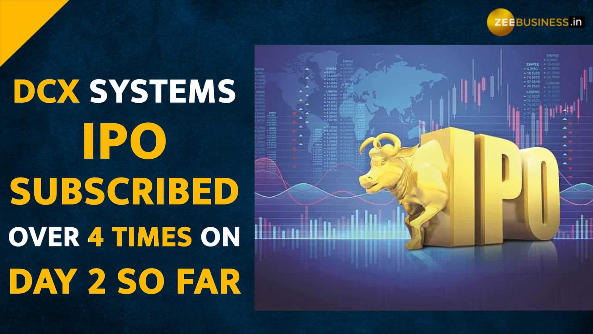 DCX Systems IPO: Offer subscribed over 4 times on Day 2 so far; retail ...