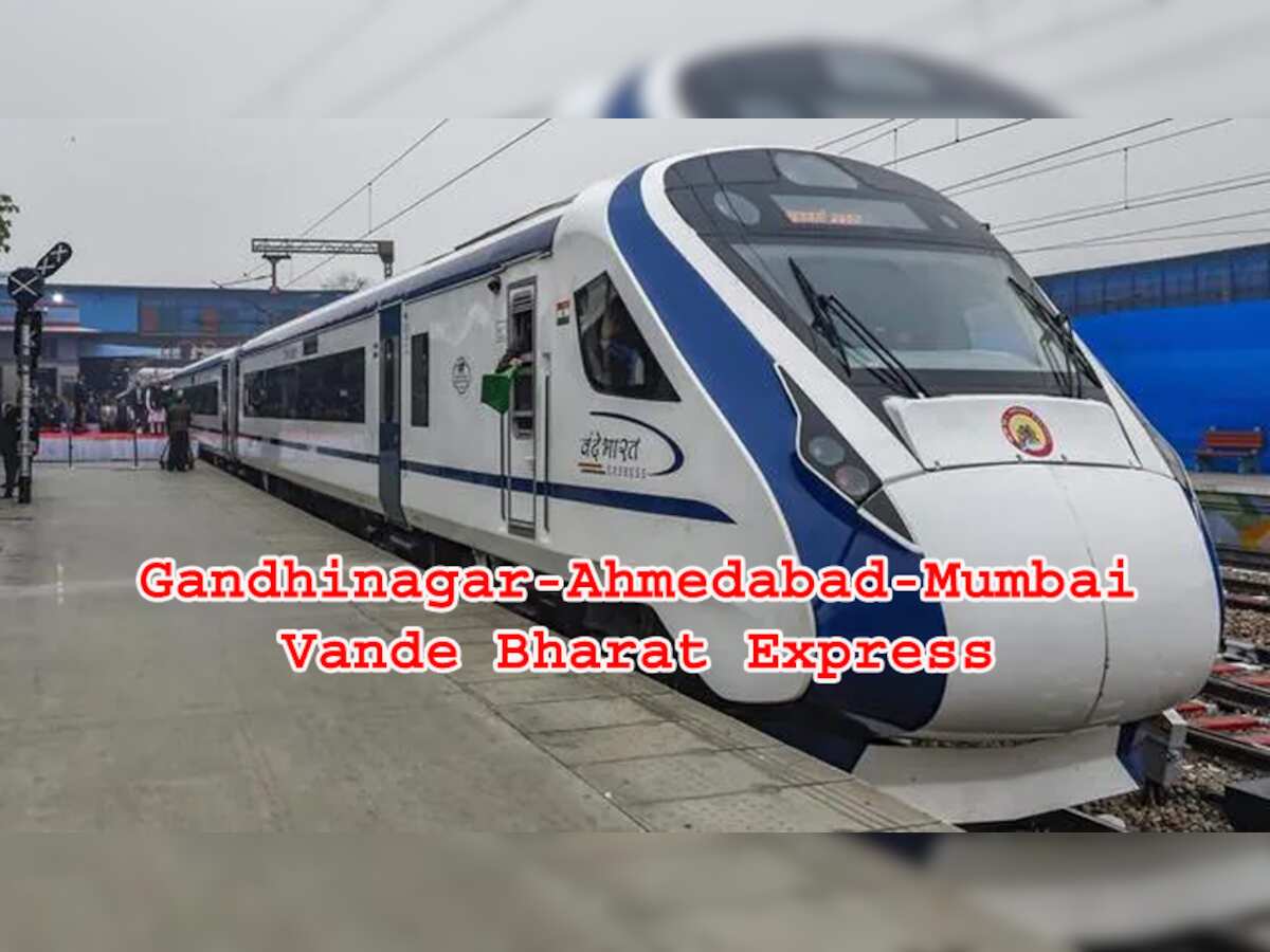 Vande Bharat Express Gandhinagar-Ahmedabad-Mumbai Time Table New, Route, Schedule, Stops ...