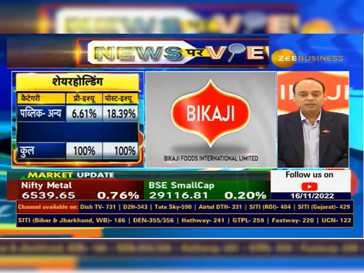 Bikaji Foods IPO: We will grow at 20 per cent CAGR for next 3-4 years ...