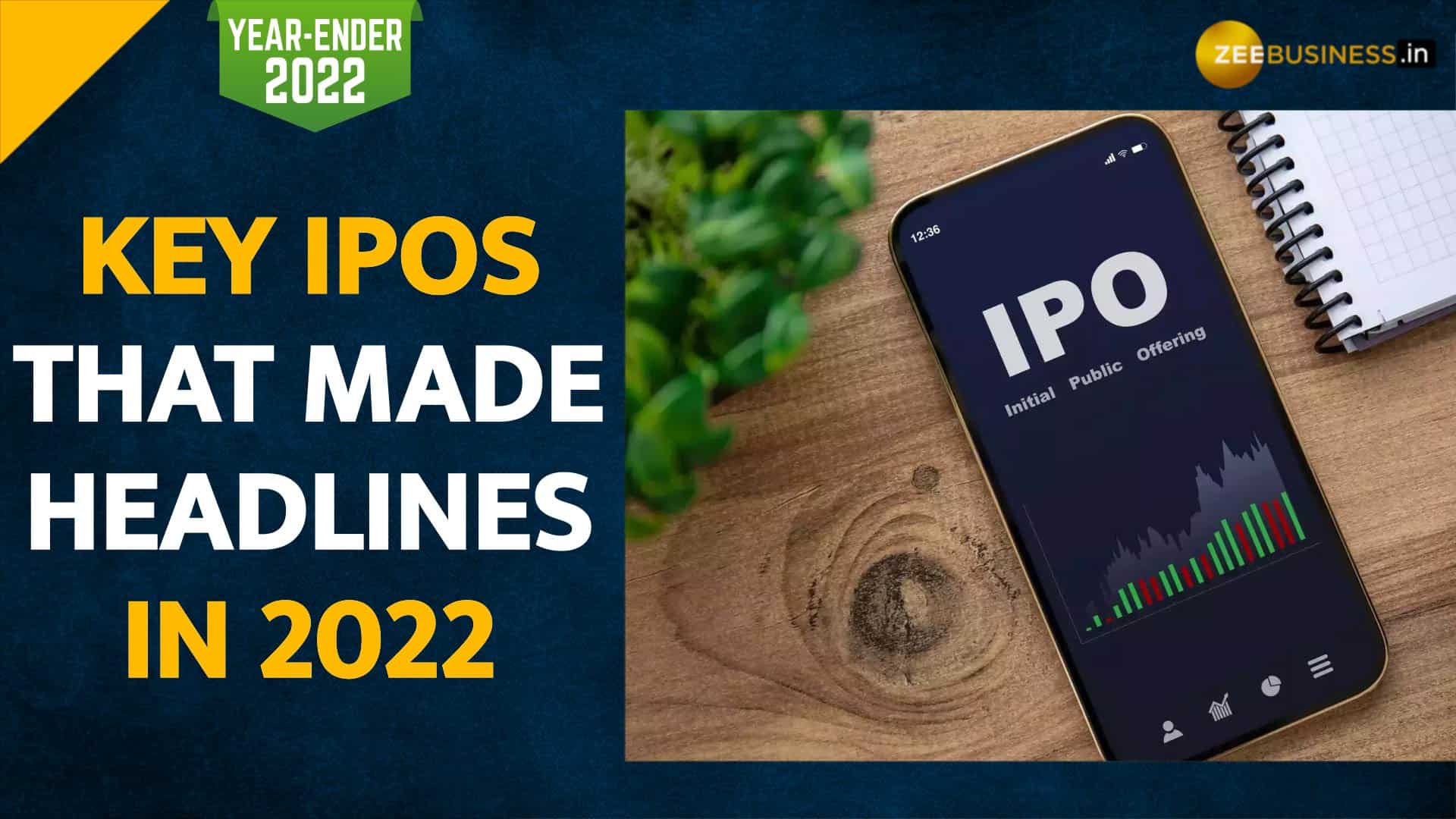 Year-Ender 2022: Despite Sombre Performance, THESE IPOs in 2022 made headlines | Zee Business