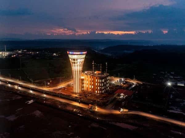 Goa new airport: First flight lands at Manohar International Airport in ...