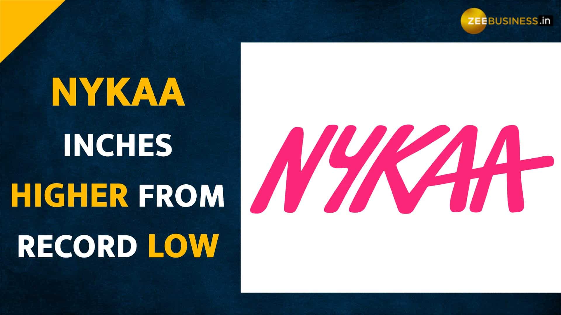 Nykaa inches higher from record low, halts 5-day losing streak | Zee Business