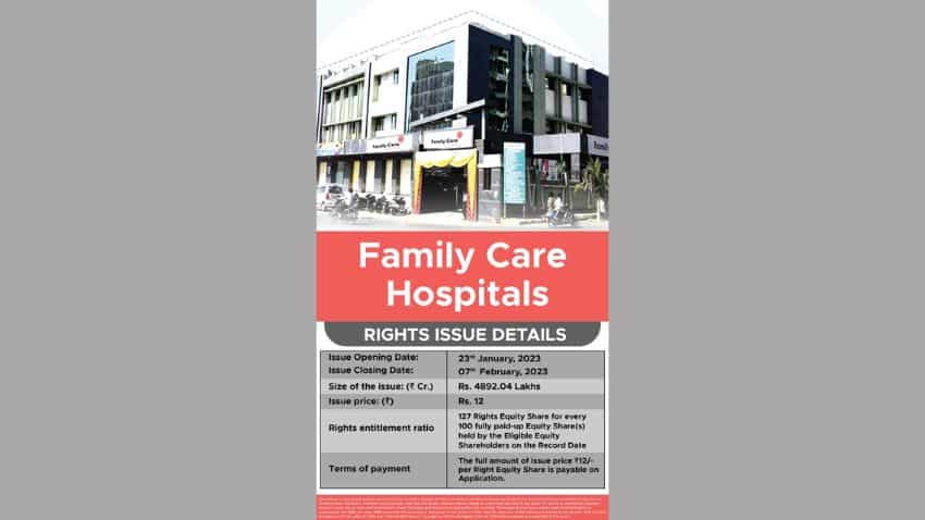 Rights Issue of Shares Declared by Family Care Hospitals Limited