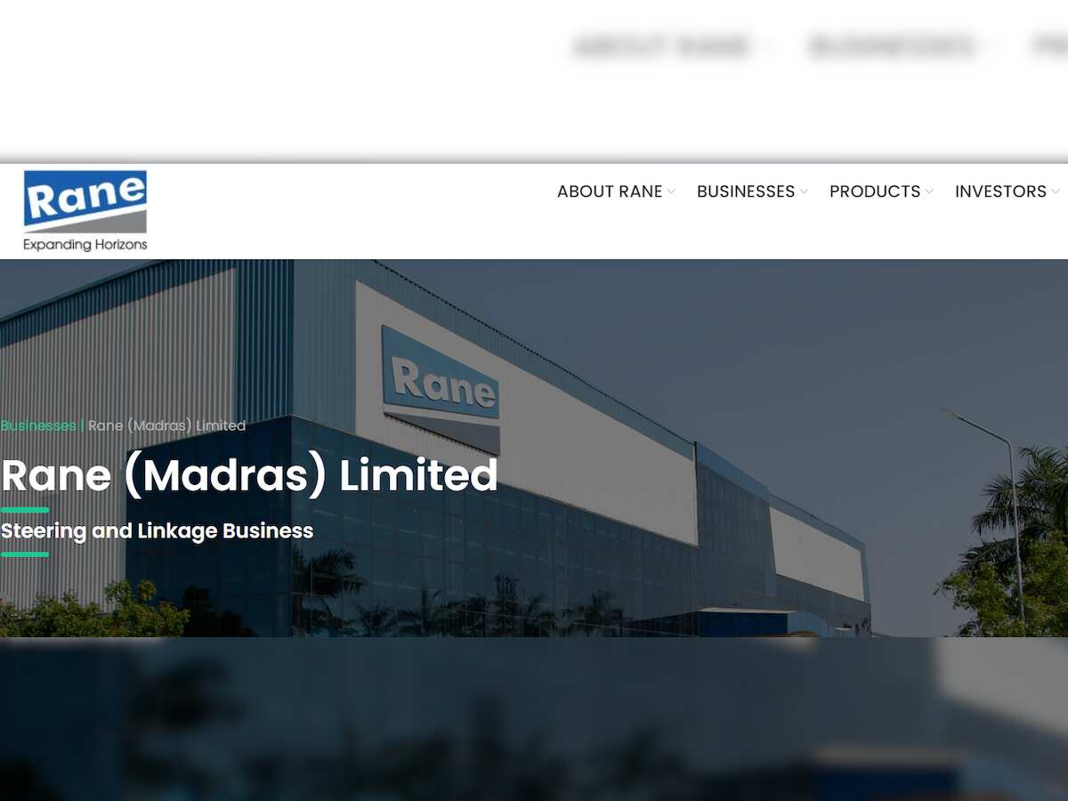 Rane (Madras) Ltd records over 300% rise on standalone Q3 PAT | Zee ...