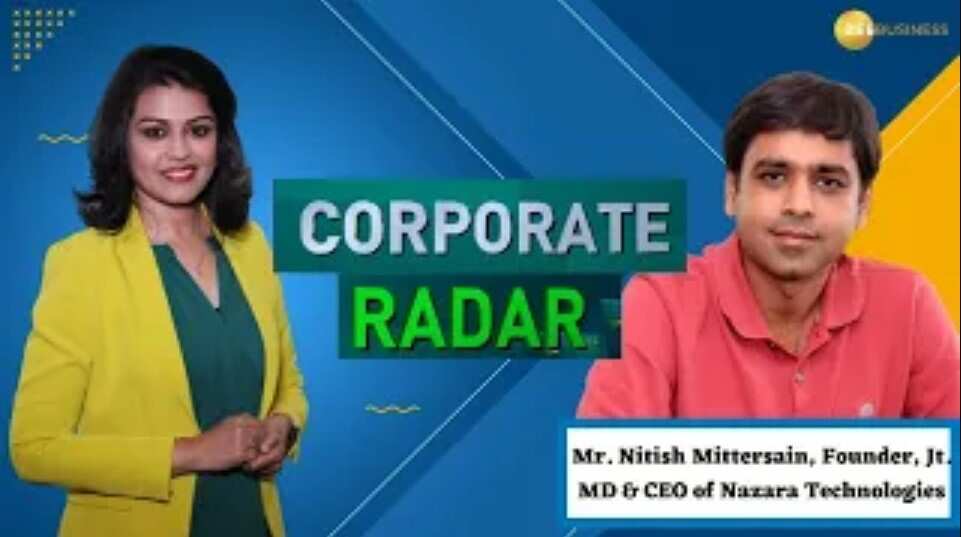 Corporate Radar: Mr. Nitish Mittersain, Founder, Jt. MD & CEO, Nazara Tech In Talk With Zee ...