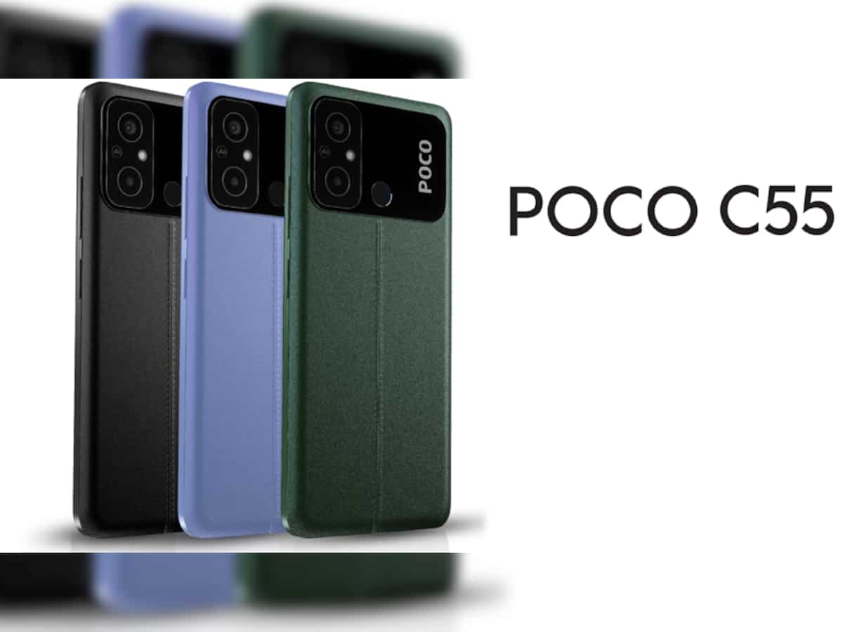 POCO C55 smartphone launched at Rs 9,499: 50MP dual camera, 5,000mAh ...