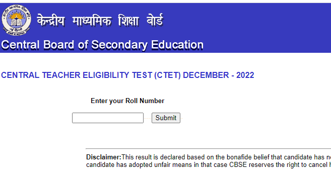 CTET Result 2023 declared on ctet.nic.in, find direct link to download CTET scorecard for Paper ...