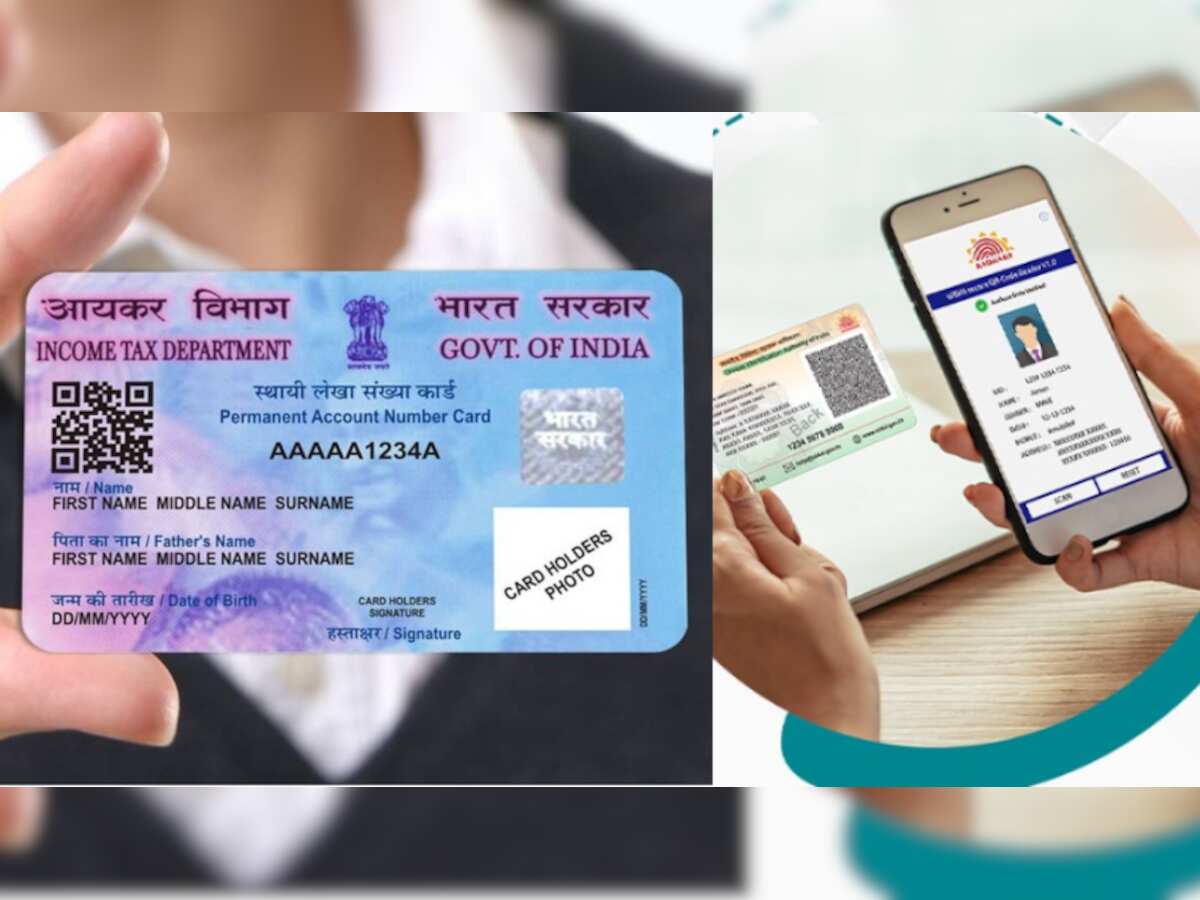 Pan Aadhaar Linking: Step-by-step guide to link and other details | Zee Business