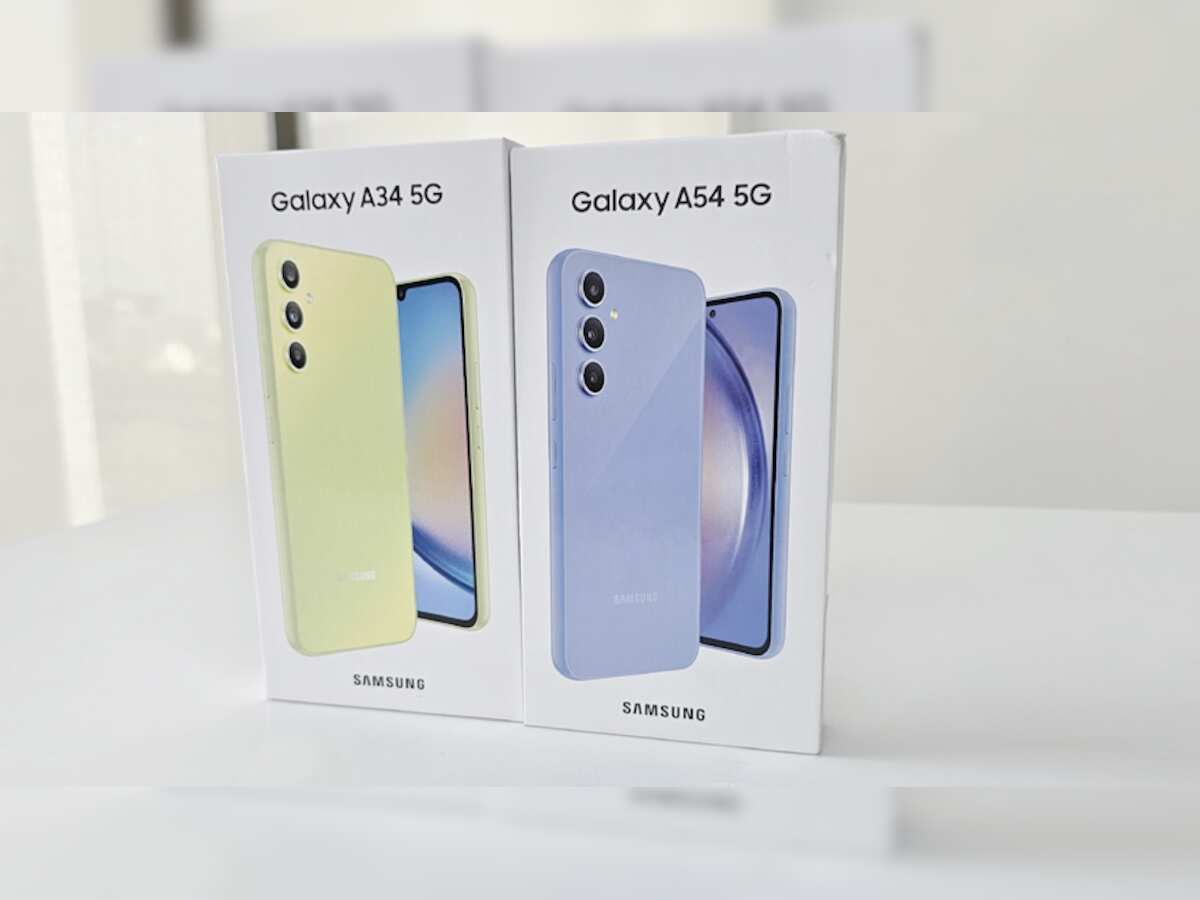 Samsung Galaxy A54 5G, Galaxy A34 5G Unboxing and First Impression: Prices, camera features and ...