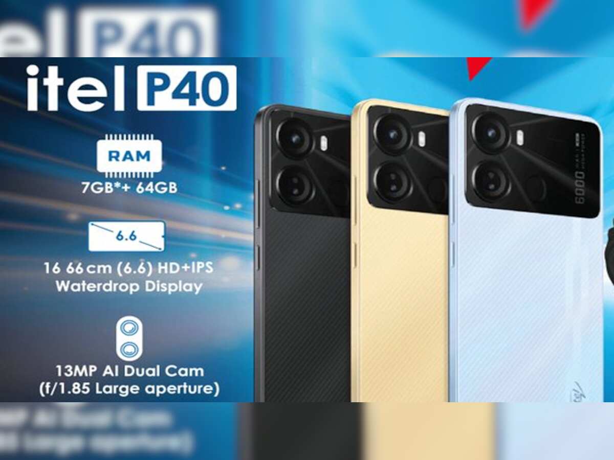 itel P40 price in India: 6,000 mAh battery, dual camera setup, screen ...