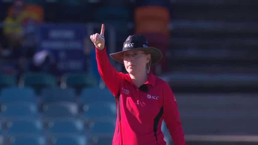 Kim Cotton becomes first female on-field umpire in ICC full-member men ...