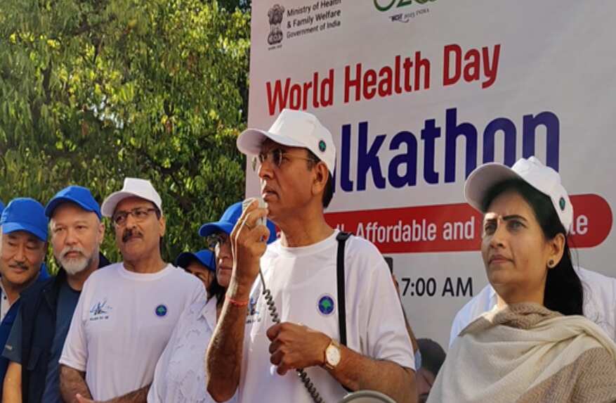 World Health Day 2023: Union Health Ministry organises Walkathon event ...