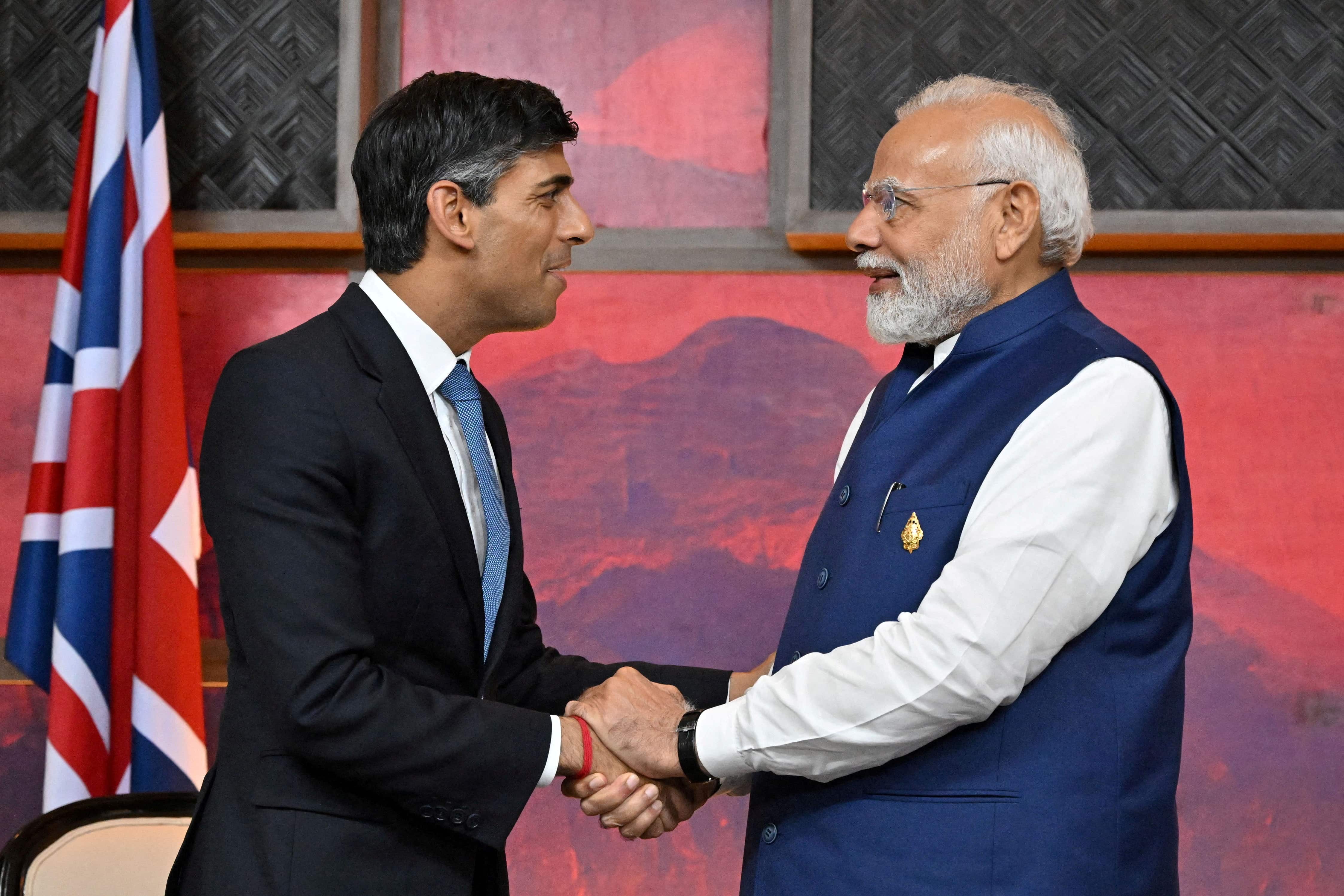 PM Modi and his British counterpart Sunak agree to expedite progress on ...