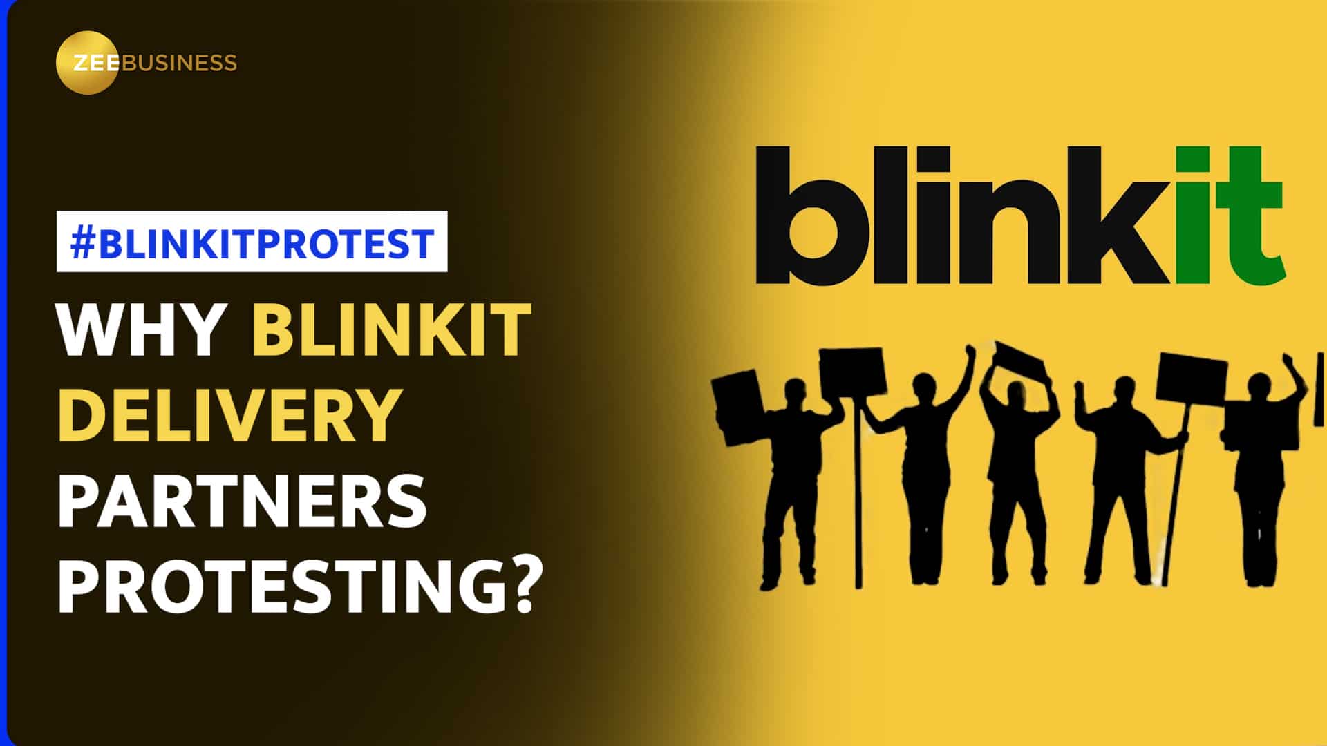 Blinkit delivery partners protest in Delhi NCR over payout policy | Zee ...