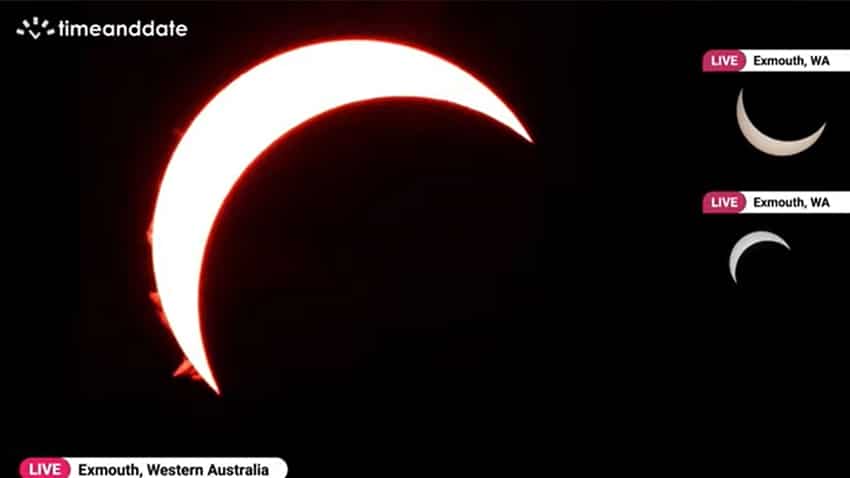 Solar Eclipse 2023 Highlights: Hybrid eclipse ends in Australia | Zee ...
