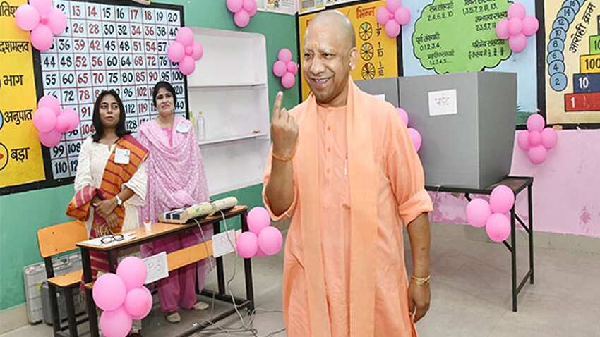 UP Municipal Election LIVE Updates: CM Yogi, Mayawati cast votes
