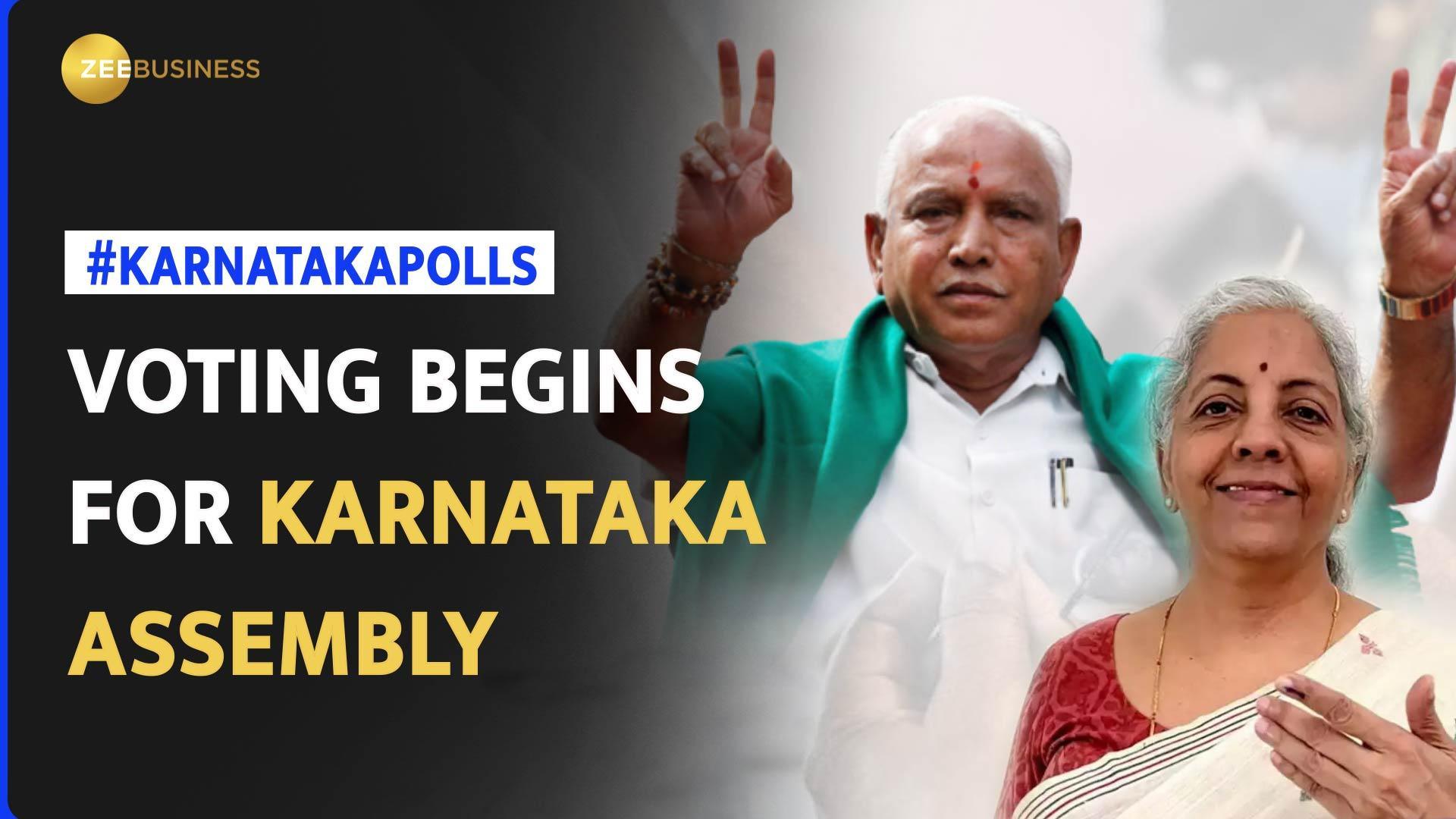 Karnataka Election 2023: Polling for Karnataka elections begins amid ...