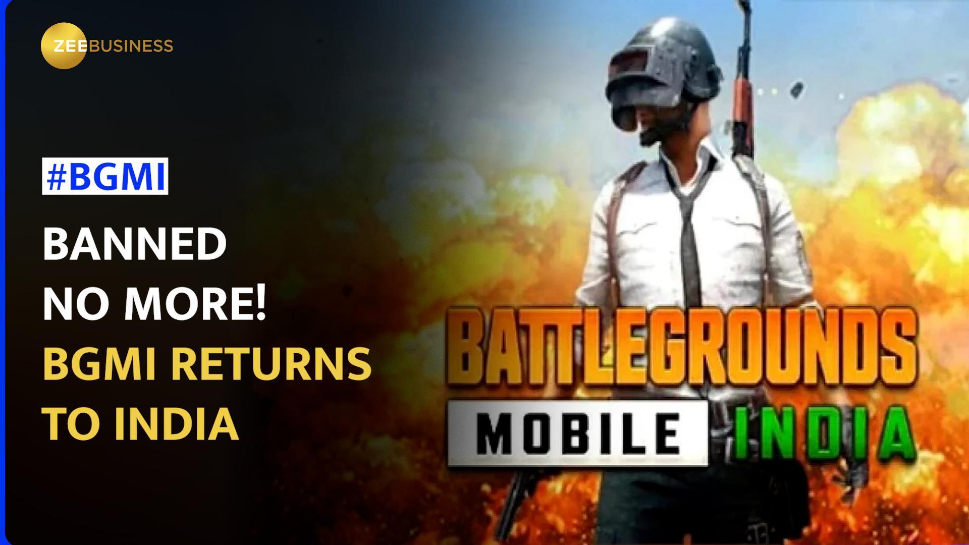 BGMI: Government lifts ban on Battlegrounds Mobile India, will soon be available in India | Zee ...