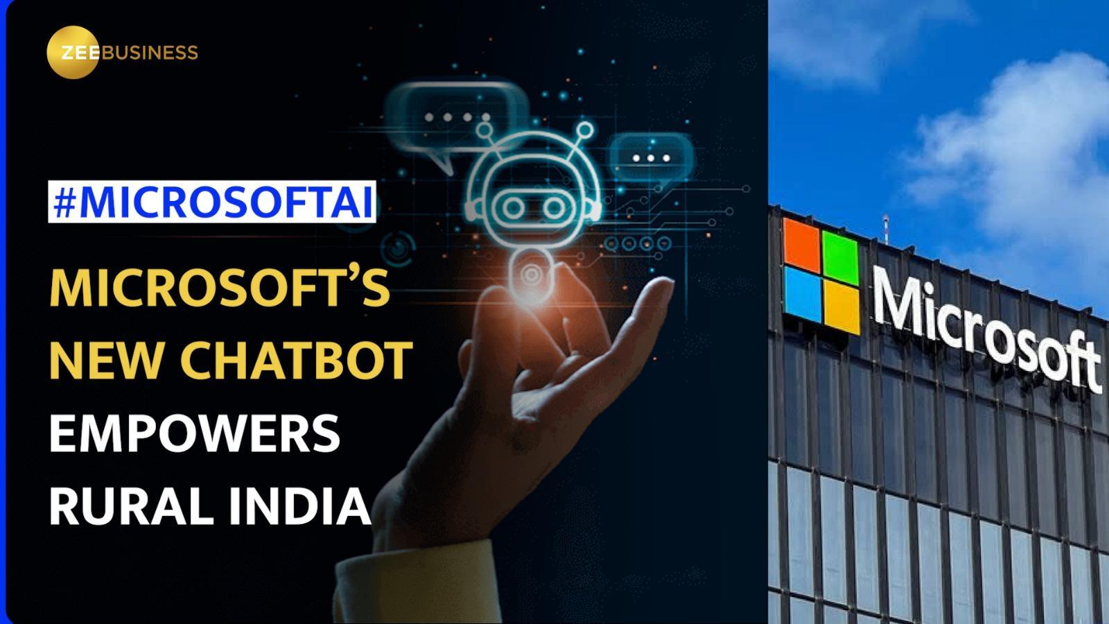 How Microsoft Jugalbandi brings government welfare to rural India’s fingertips | Zee Business