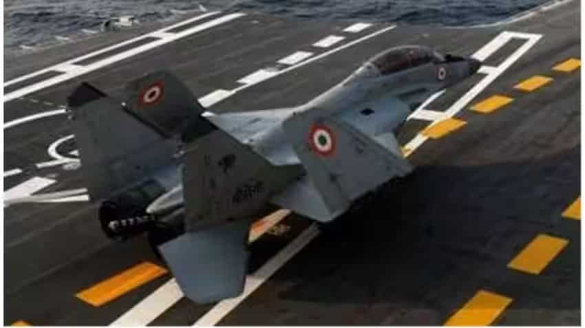 MiG-29K fighter makes maiden night landing on INS Vikrant; Navy terms ...