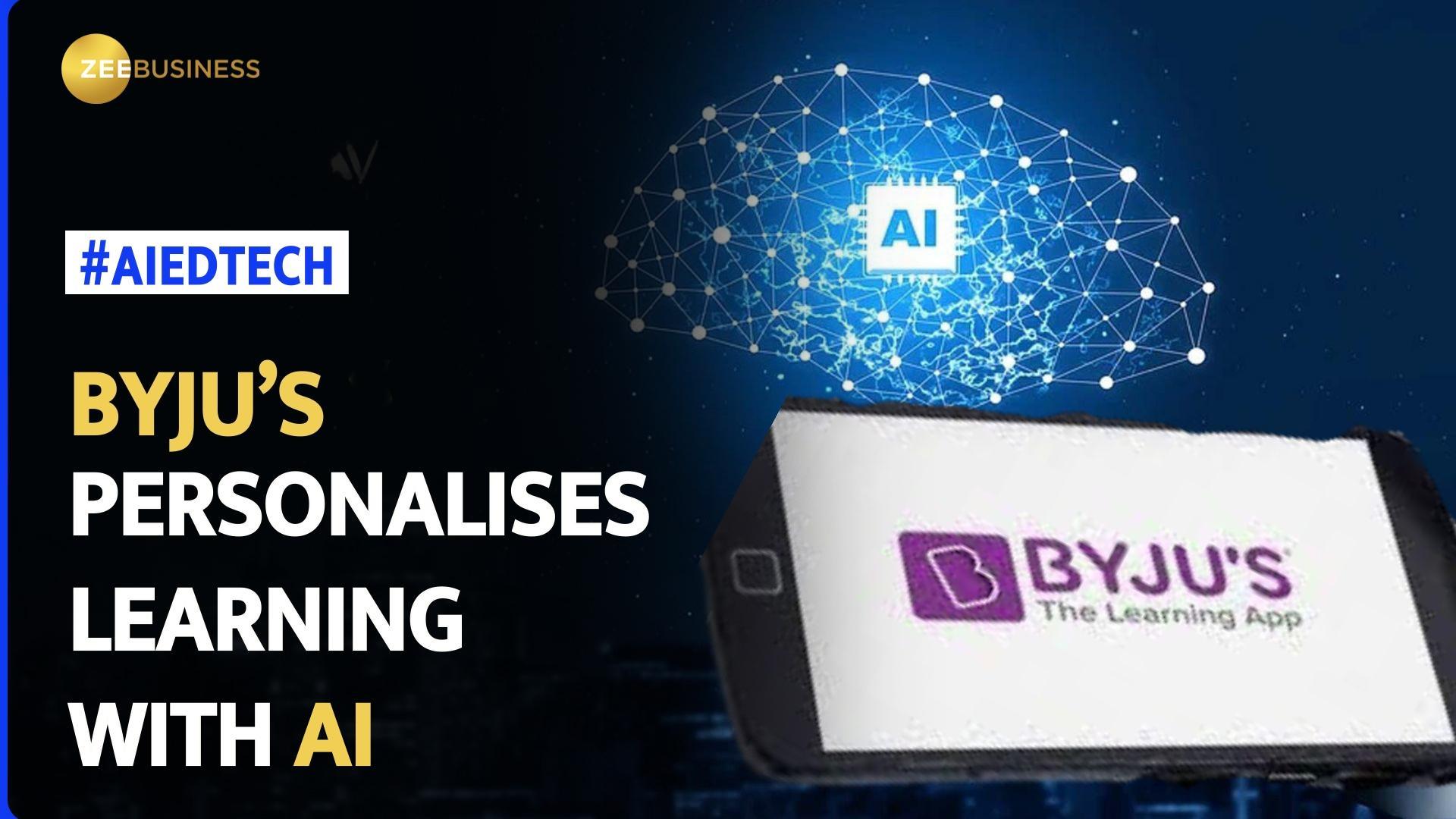 Byju's unveils new AI models to personalise learning for students | Zee ...