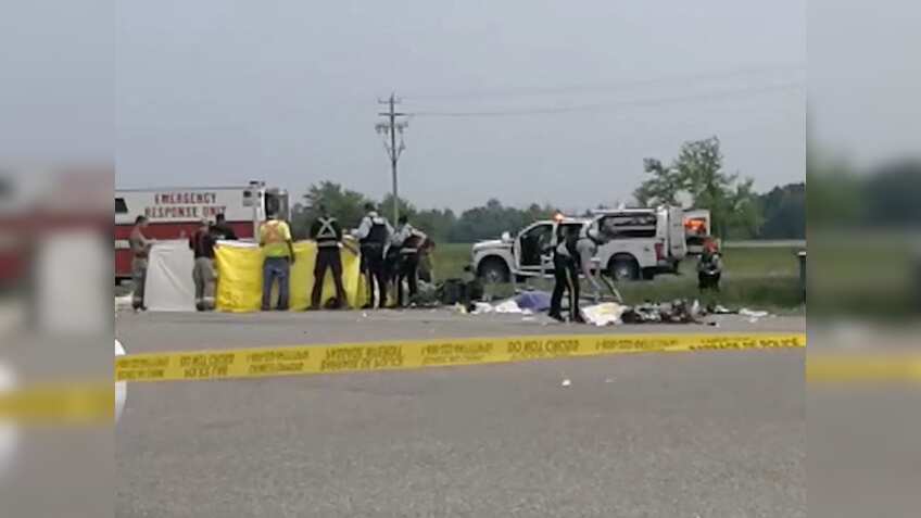 Bus full of seniors heading to a casino in Canada collides with truck ...