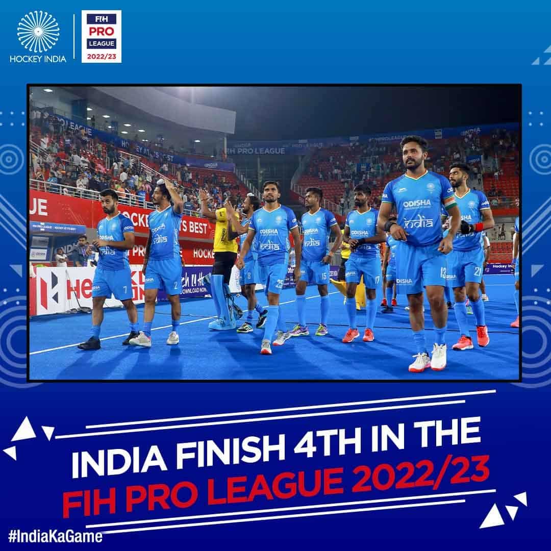 India finish FIH Pro League 2022-23 campaign at fourth position | Zee ...