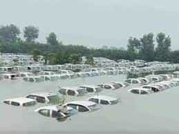 Noida Flood: Hindon river overflowing in Noida, many areas submerged